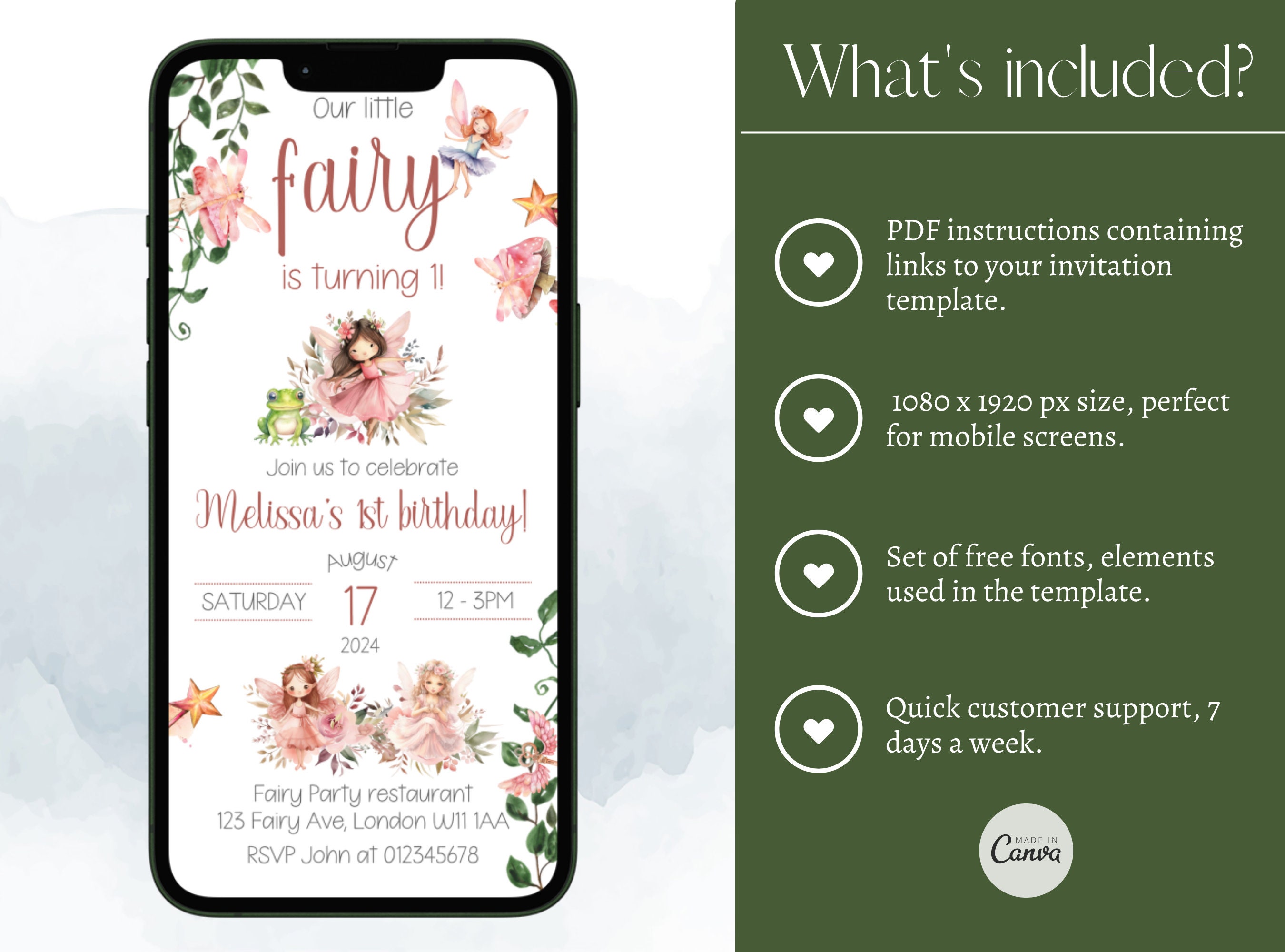 Fairy Birthday Video Invitation Fairy Garden Video Evite | Fairy Video Invitation | Enchanted ...