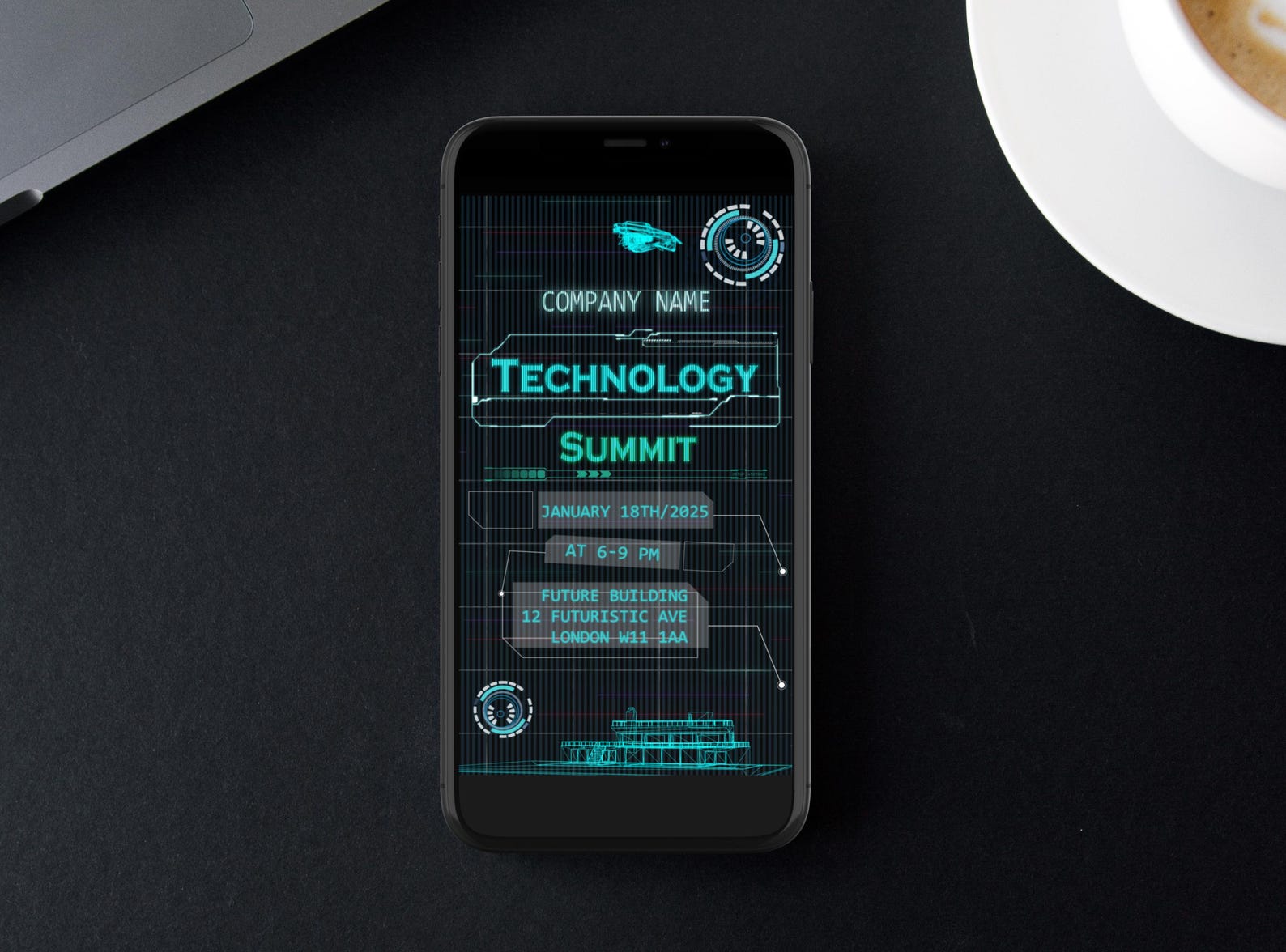 Business Event Invitation Animated - Digital Corporate Invite ...