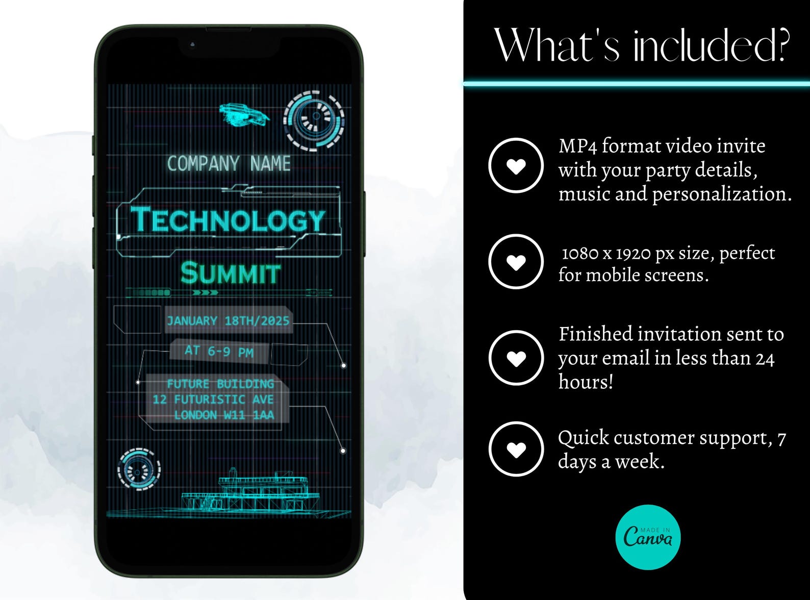 Business Event Invitation Animated - Digital Corporate Invite ...