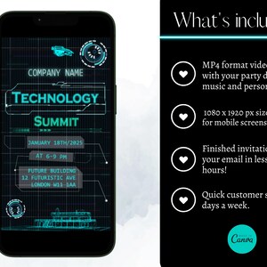Business Event Invitation Animated - Digital Corporate Invite ...