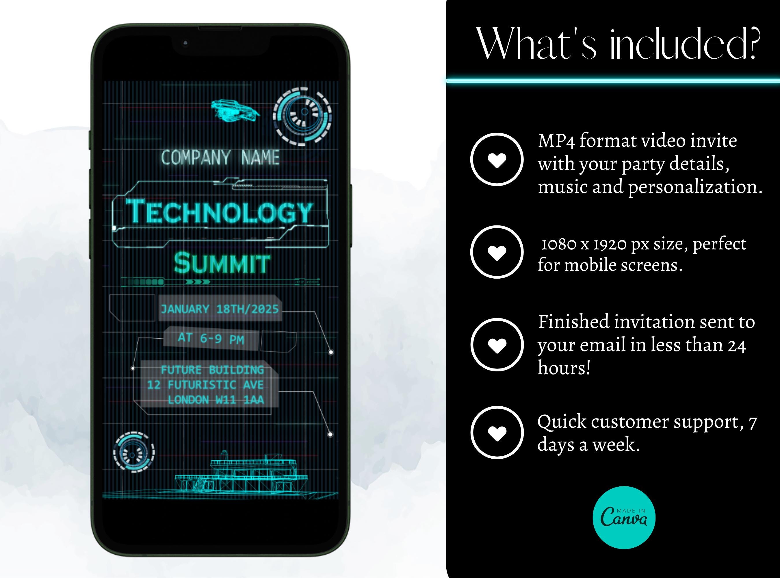 Business Event Invitation Animated - Digital Corporate Invite ...