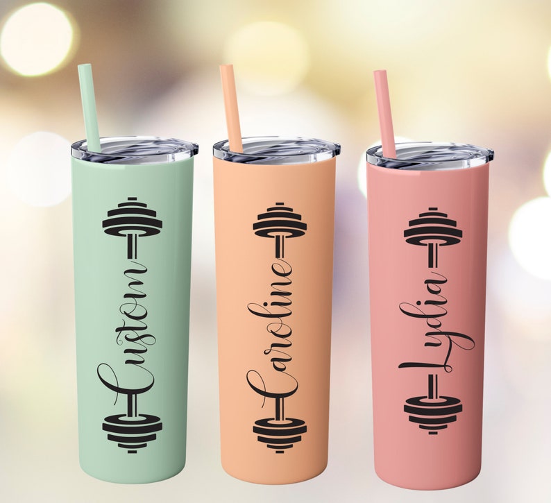 Personalized Weight Lifting Gifts for Women, Custom Fitness Tumbler ...