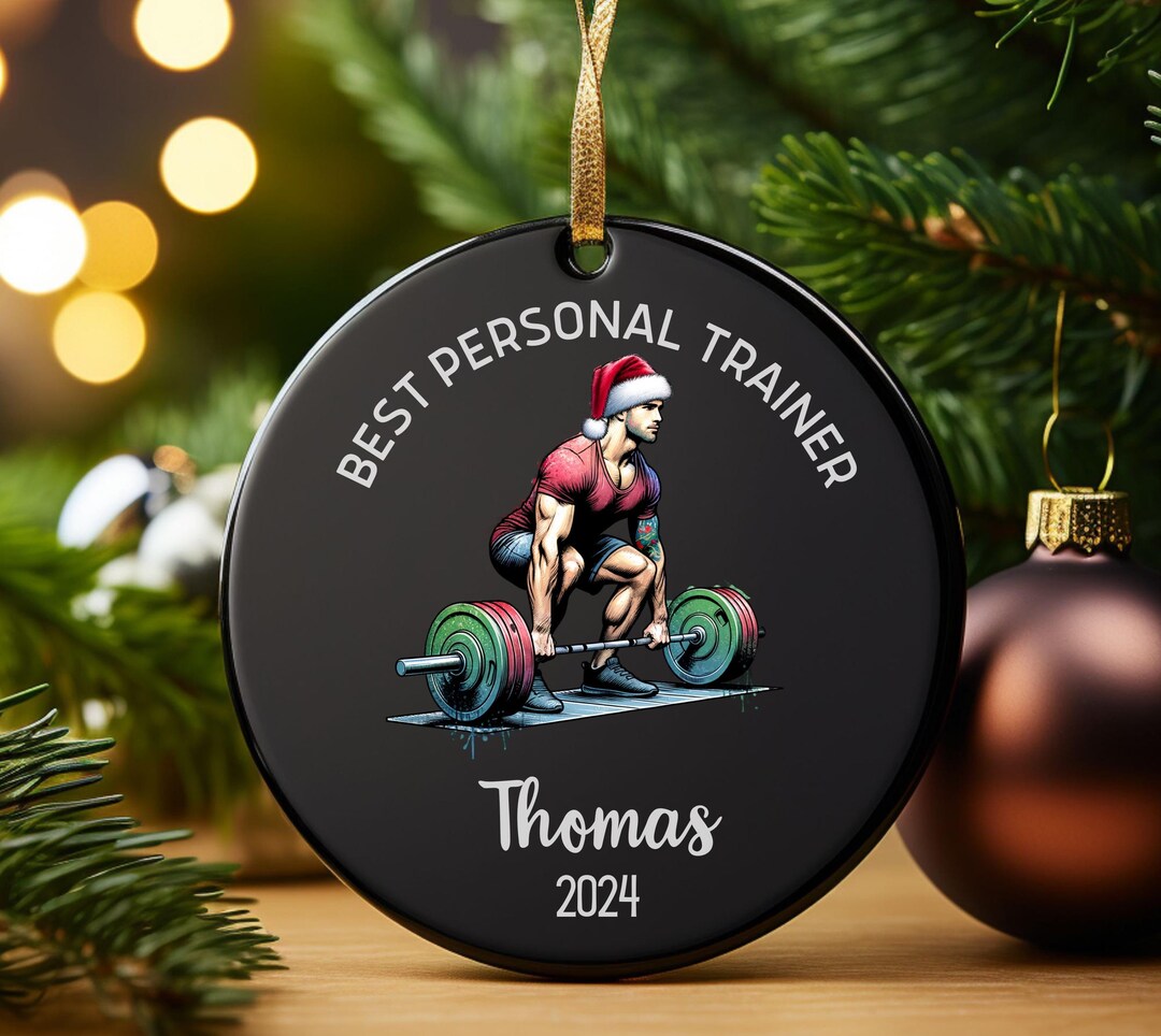 Personalized Personal Trainer Ornament, Fitness Trainer Ornament, Gift ...