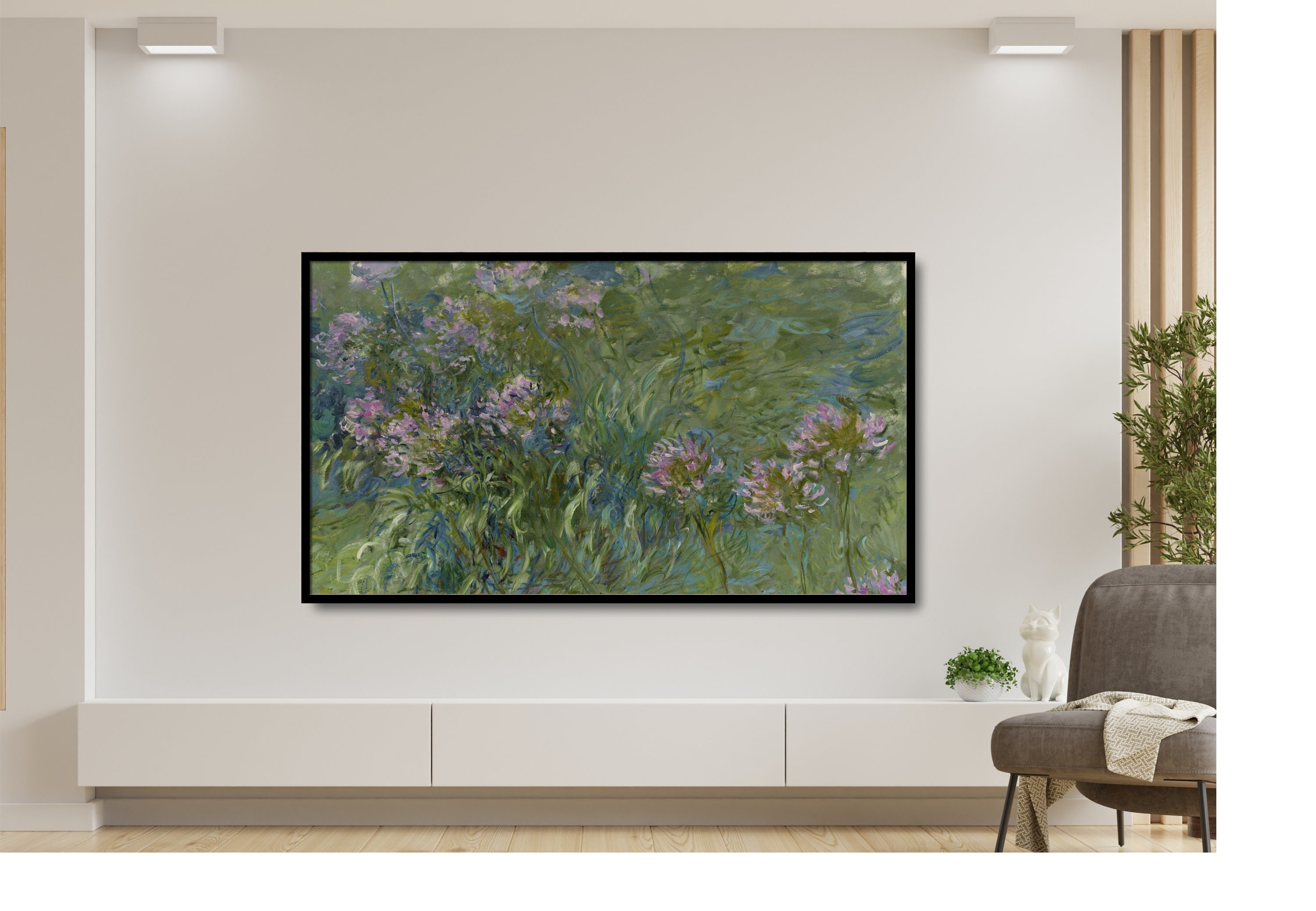 Samsung Frame TV Art ,vintage Wild Flowers , Spring Floral TV Art ,fine ...