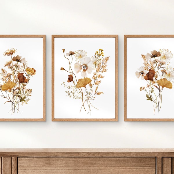 Botanical Print Set - Etsy