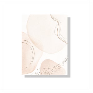Beige Abstract Print, Set of 3 Printable Wall Art, Minimalist Neutral ...