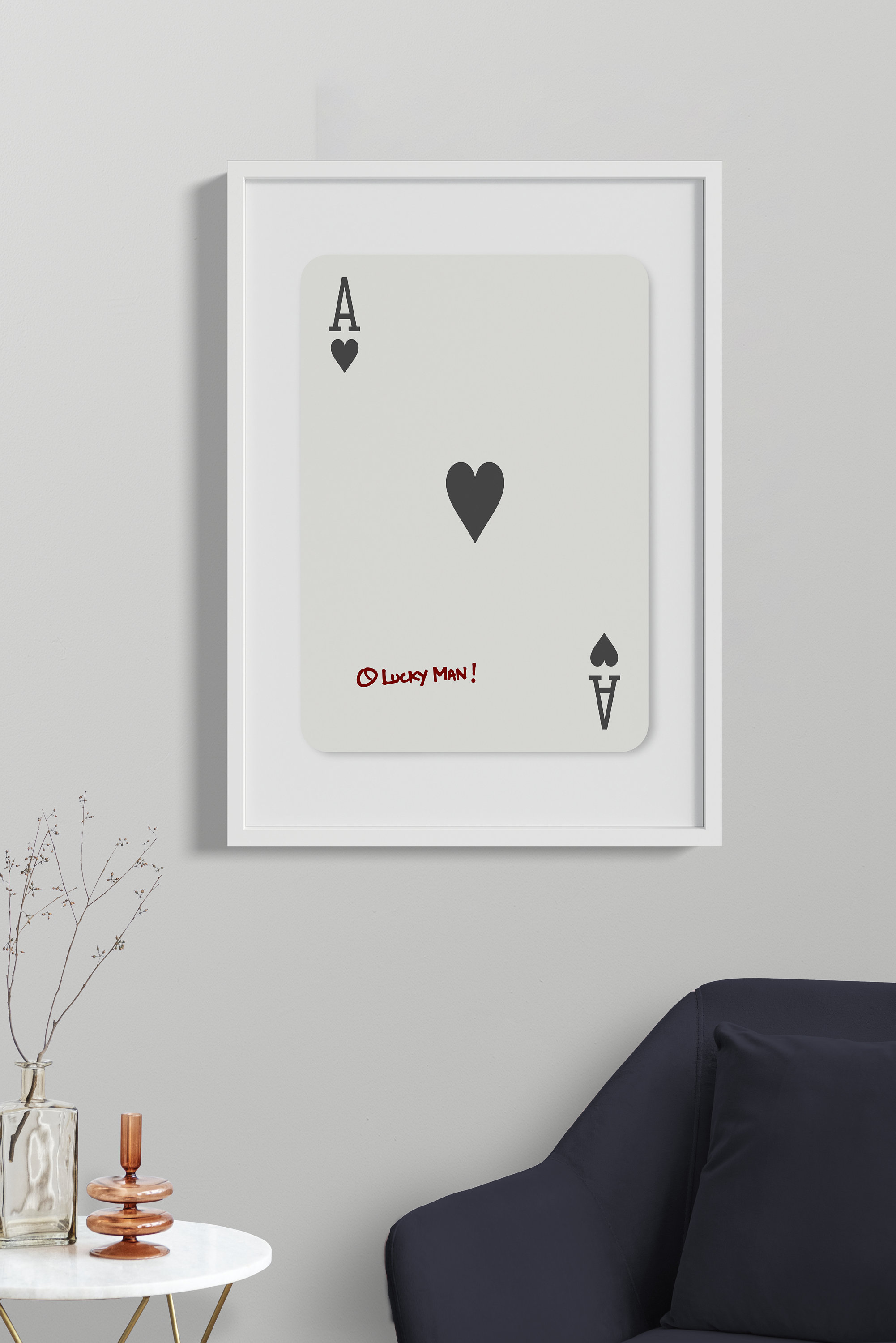 Ace Card Poster Ready to Print. Trendy Gift for Retro Style - Etsy