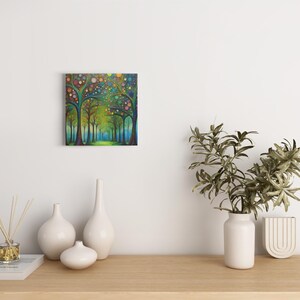 Canvas Wraps, Trees, Trees in the Forest, Green, Nature, Outside ...