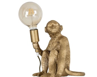 Monkey Lamp - Etsy