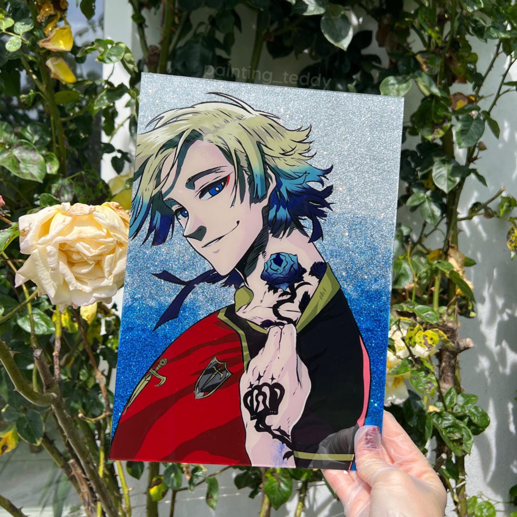 Blue Lock Glass Paintings Isagi Yoichi, Meguru Bachira, Michael Kaiser ...