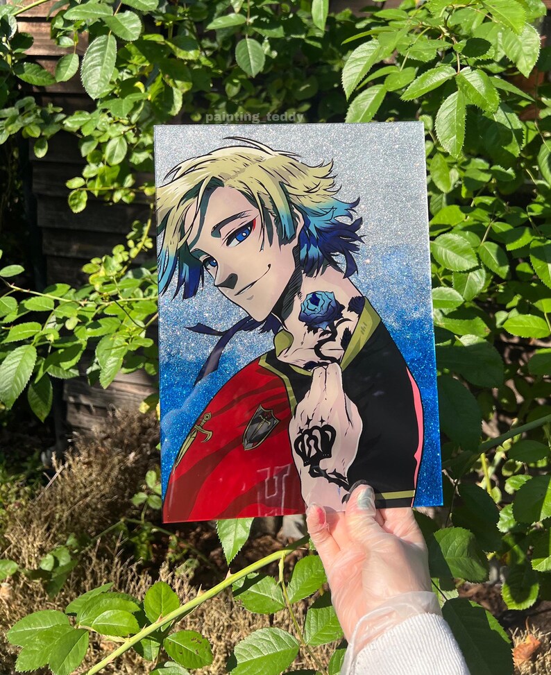 Blue Lock Glass Paintings Isagi Yoichi, Meguru Bachira, Michael Kaiser ...