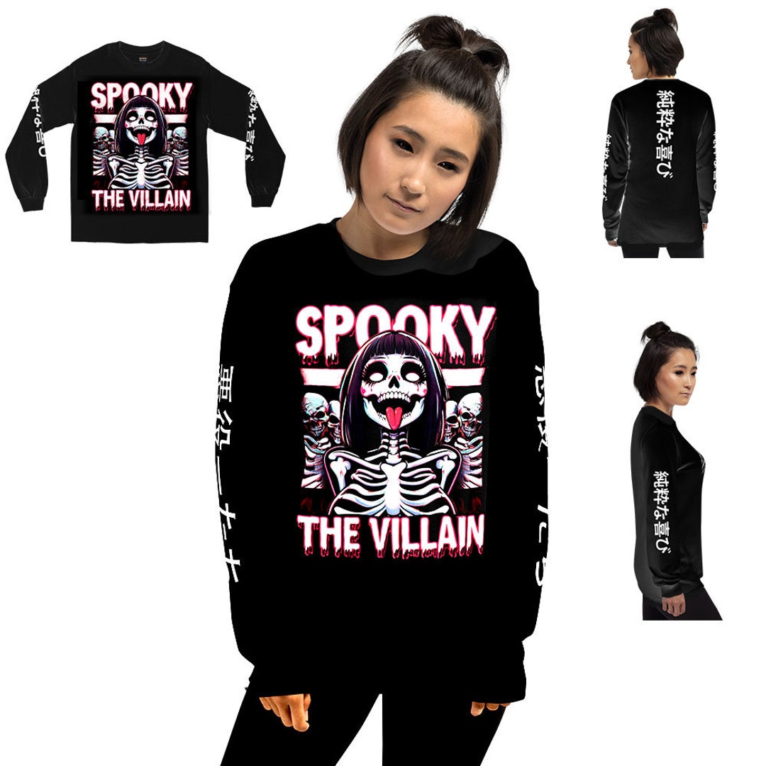 Spooky Ahegao Corpse Girls long Sleeve - Etsy