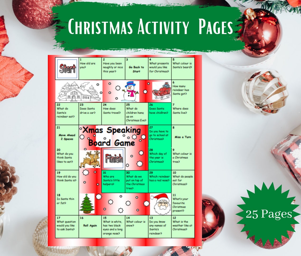 Christmas Activities, Christmas Activities Printable, Christmas ...