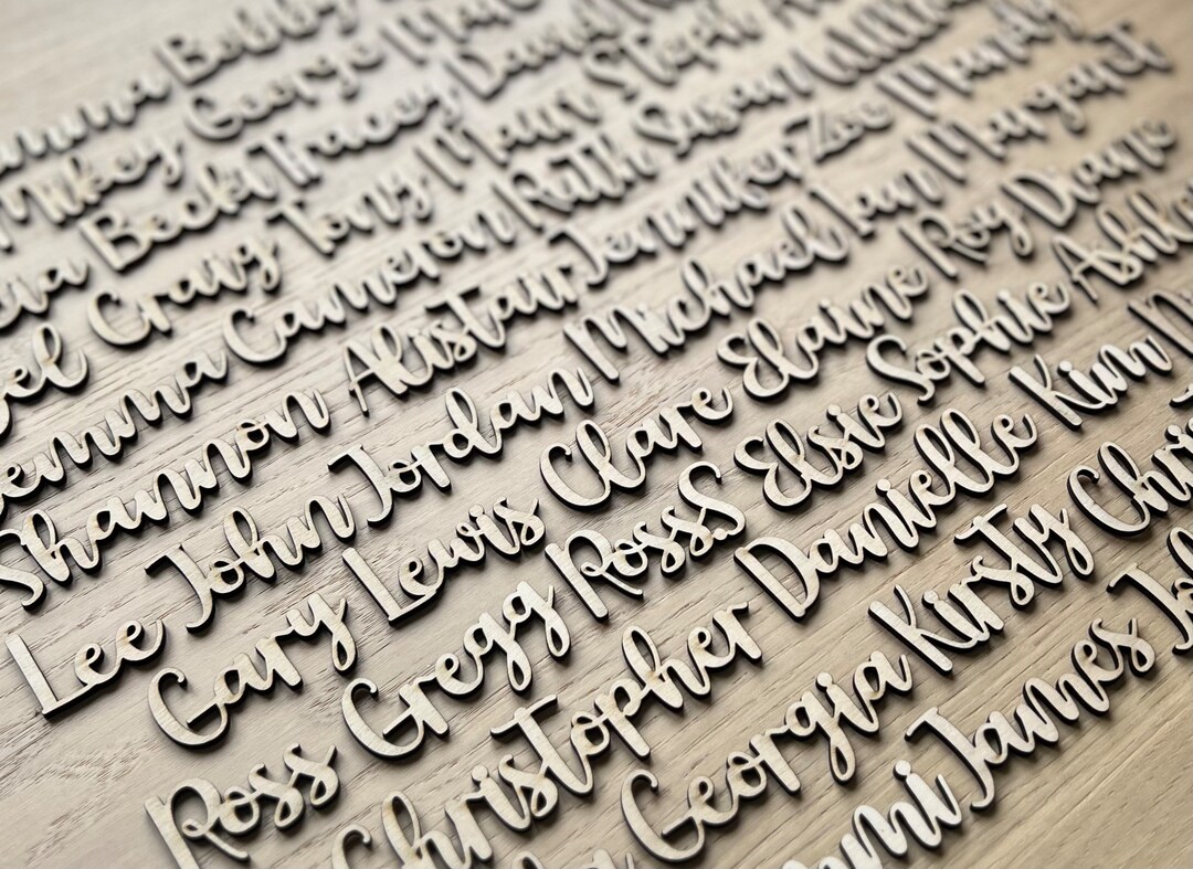 Personalised Wooden Place Name, Custom Place Setting, Wooden Place Name ...