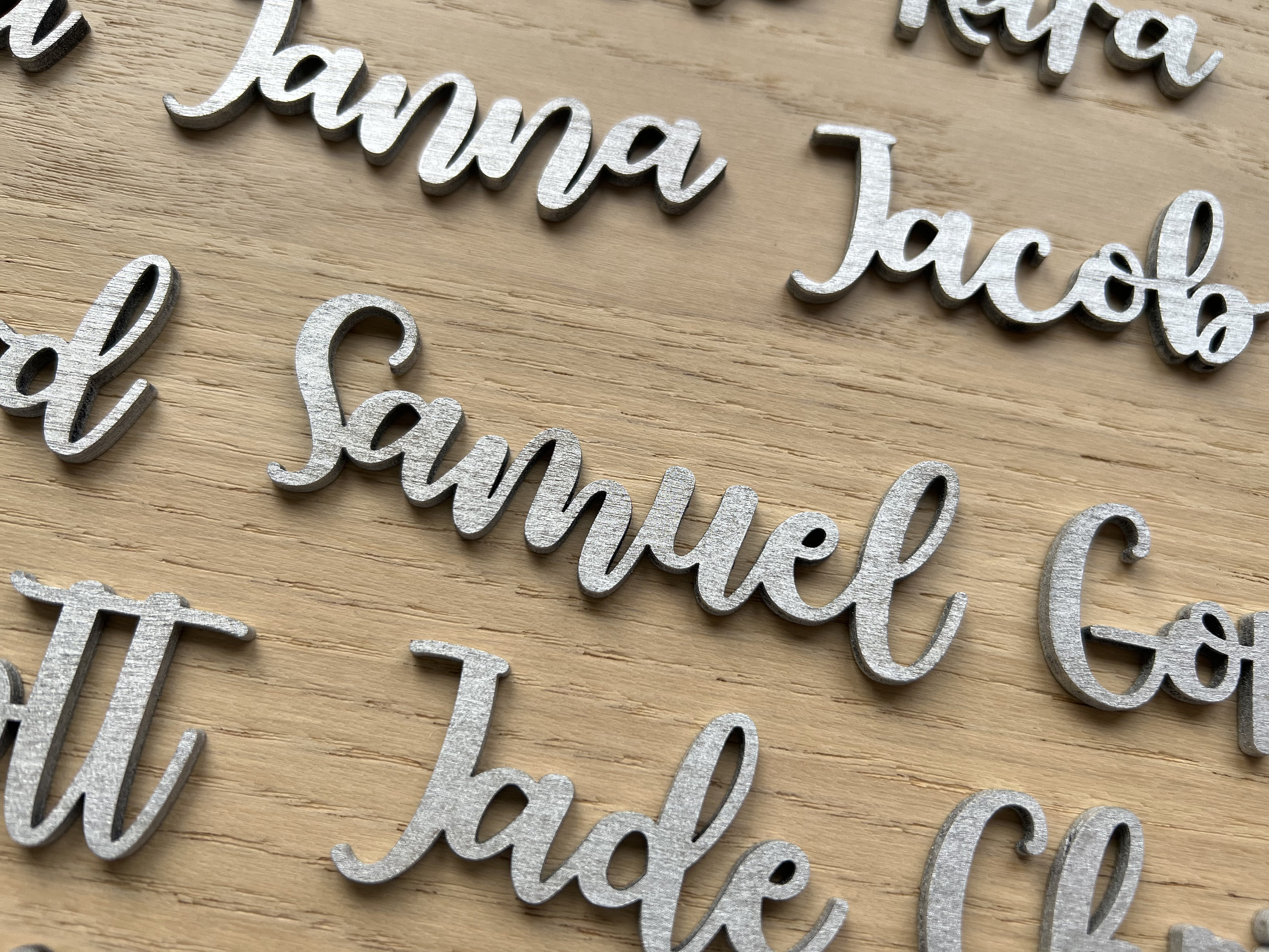 Personalised Wooden Place Name Custom Place Setting Wooden - Etsy UK