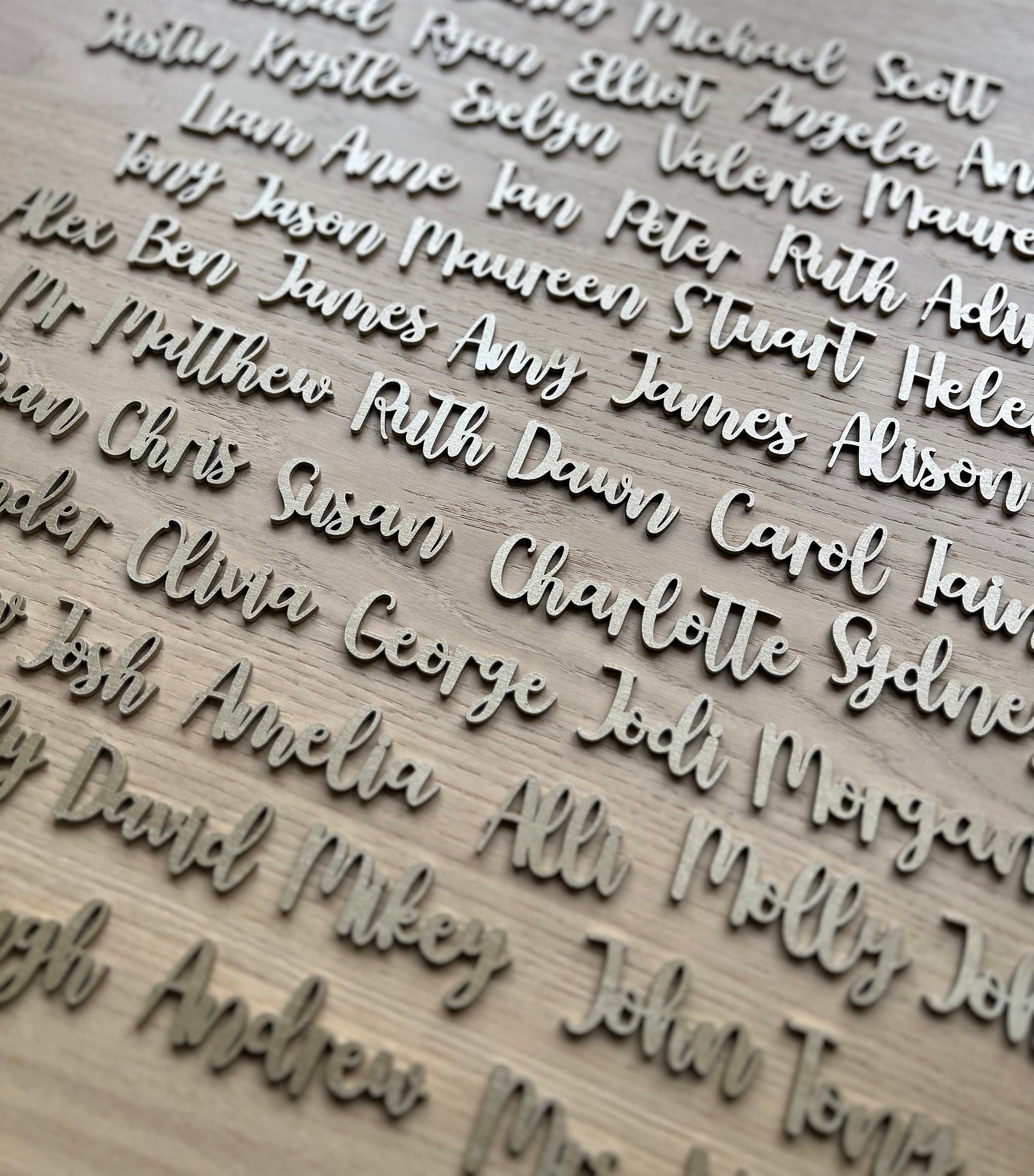 Personalised Wooden Place Name Custom Place Setting Wooden - Etsy UK