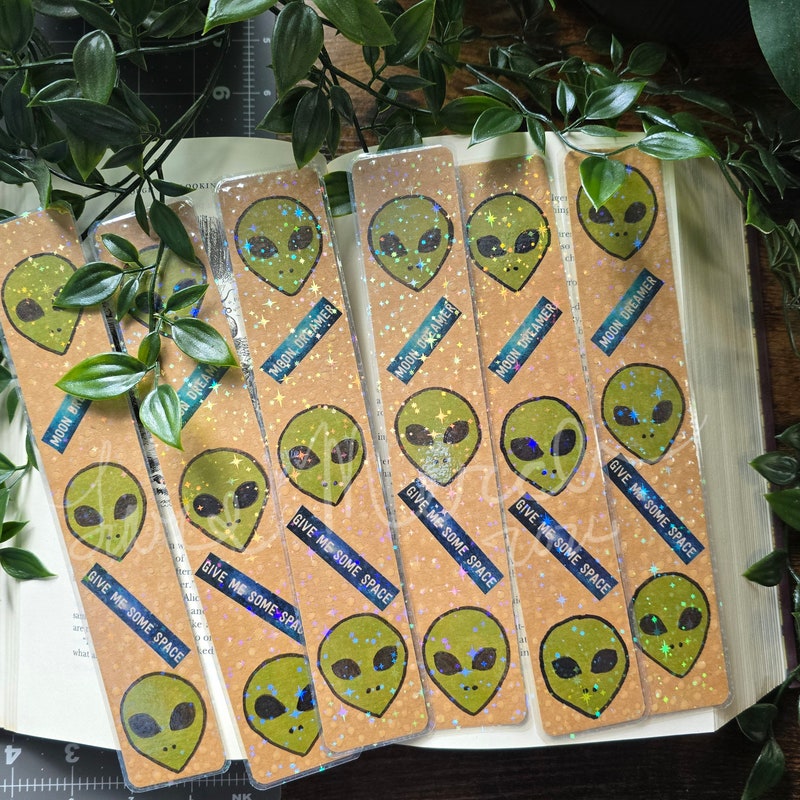 Glow in the Dark Bookmark - Etsy