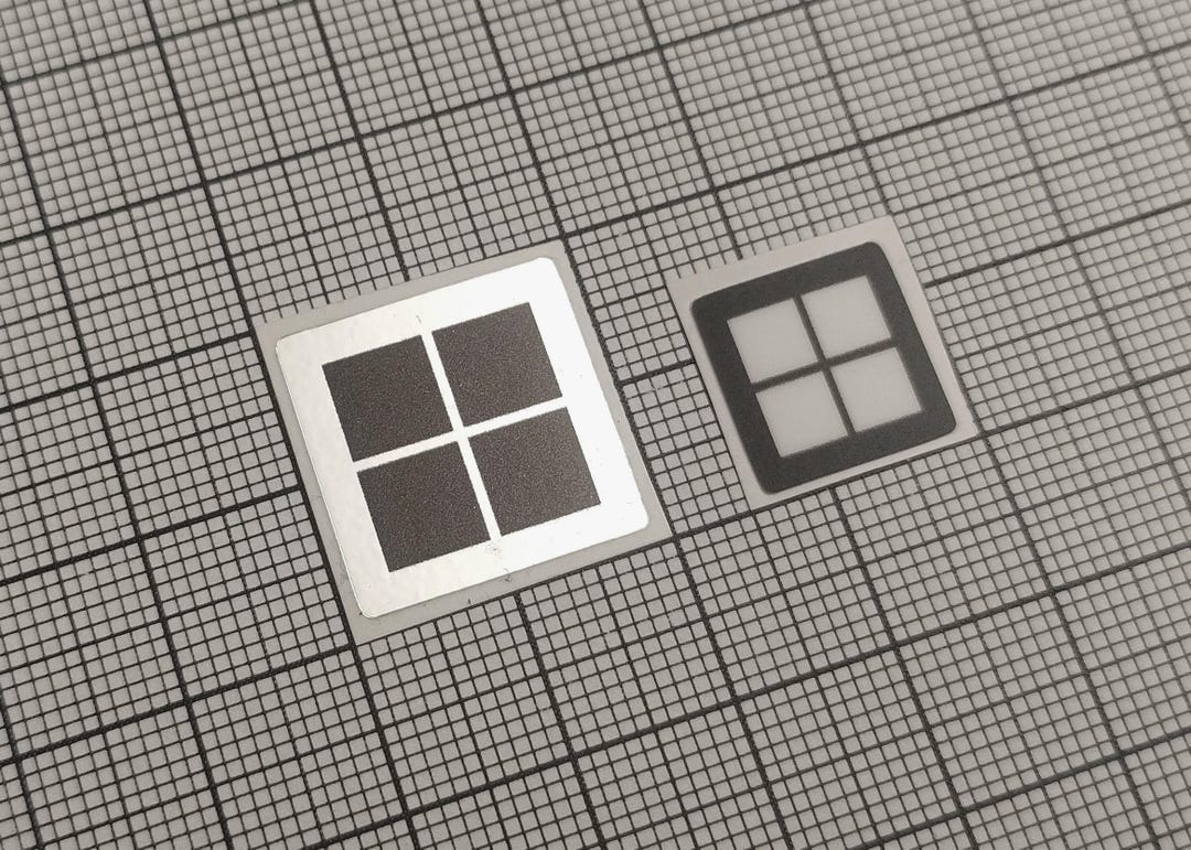 6 X Silver Windows Stickers for the Computer Case & Super Key Pack - Etsy