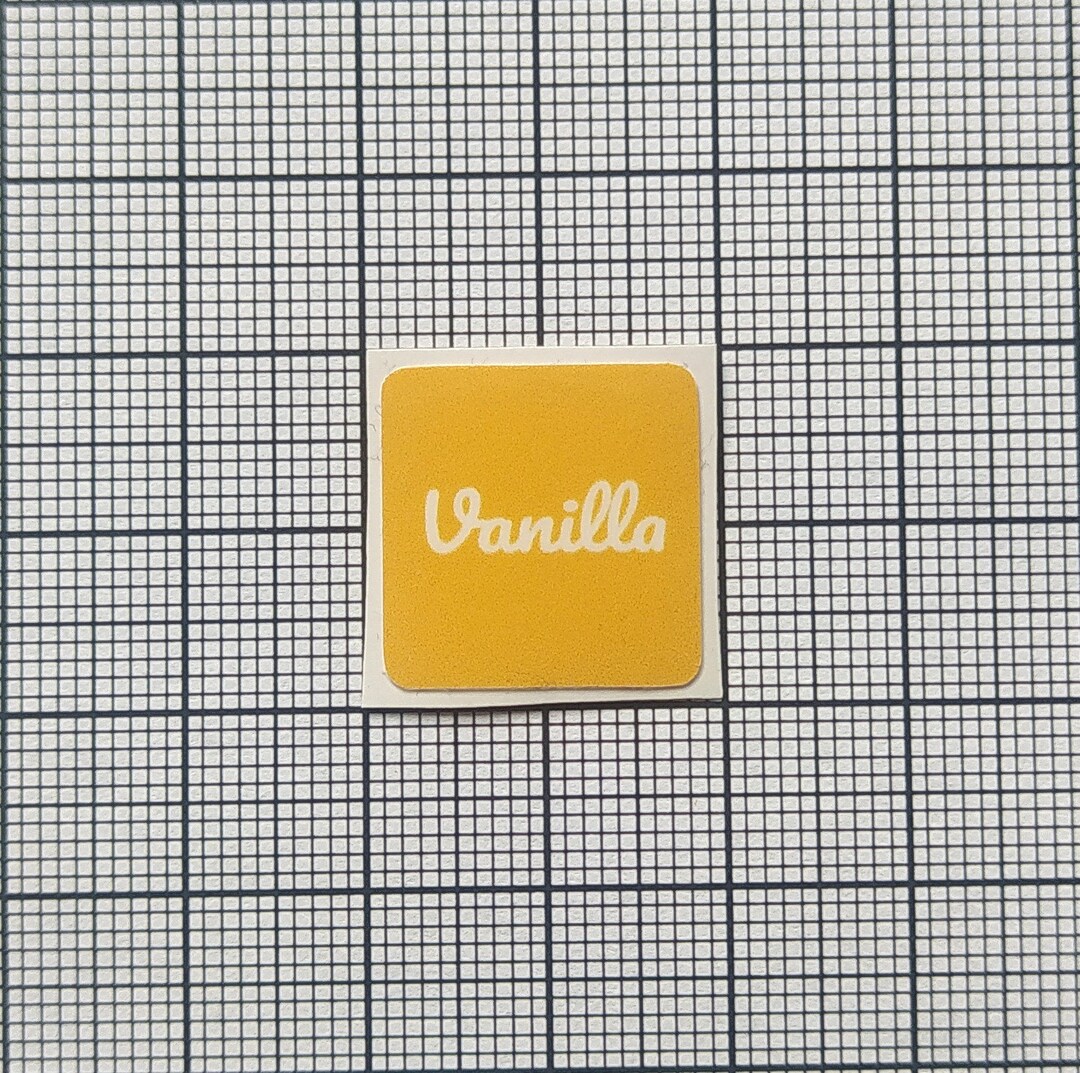 2 X New High Quality Yellow Vanilla OS Linux Logo Sticker for - Etsy