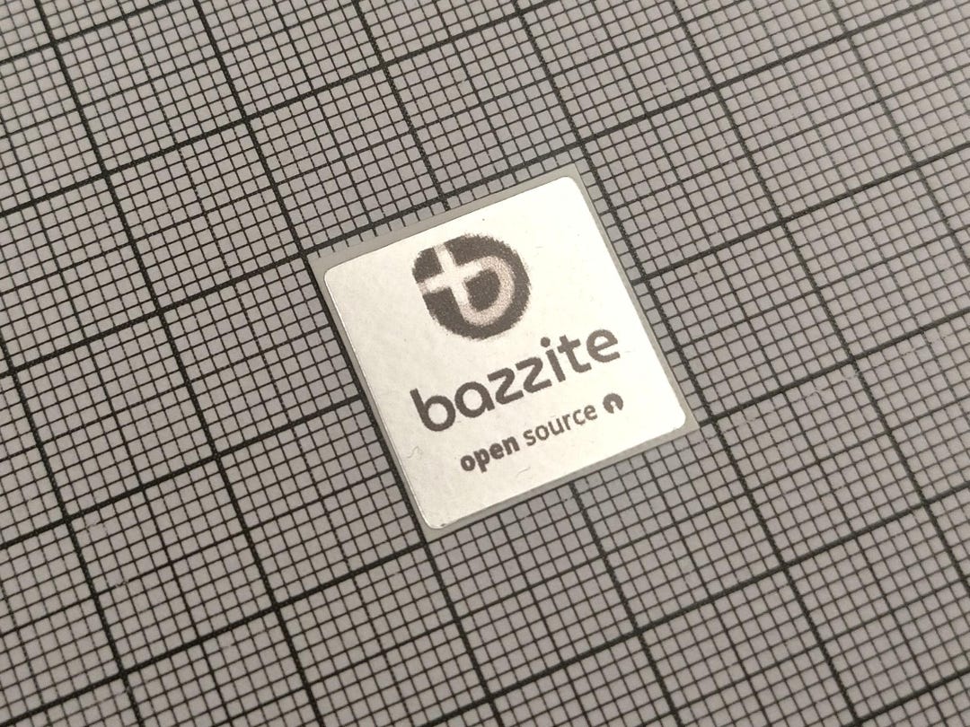 5 X Silver & Black Bazzite Linux Stickers for the Computer Case - Etsy
