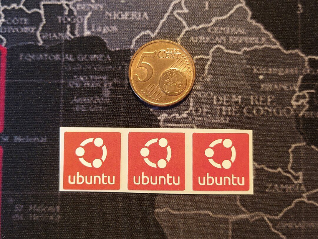 UBUNTU Linux New Logo Orange White High Quality Sticker PC - Etsy