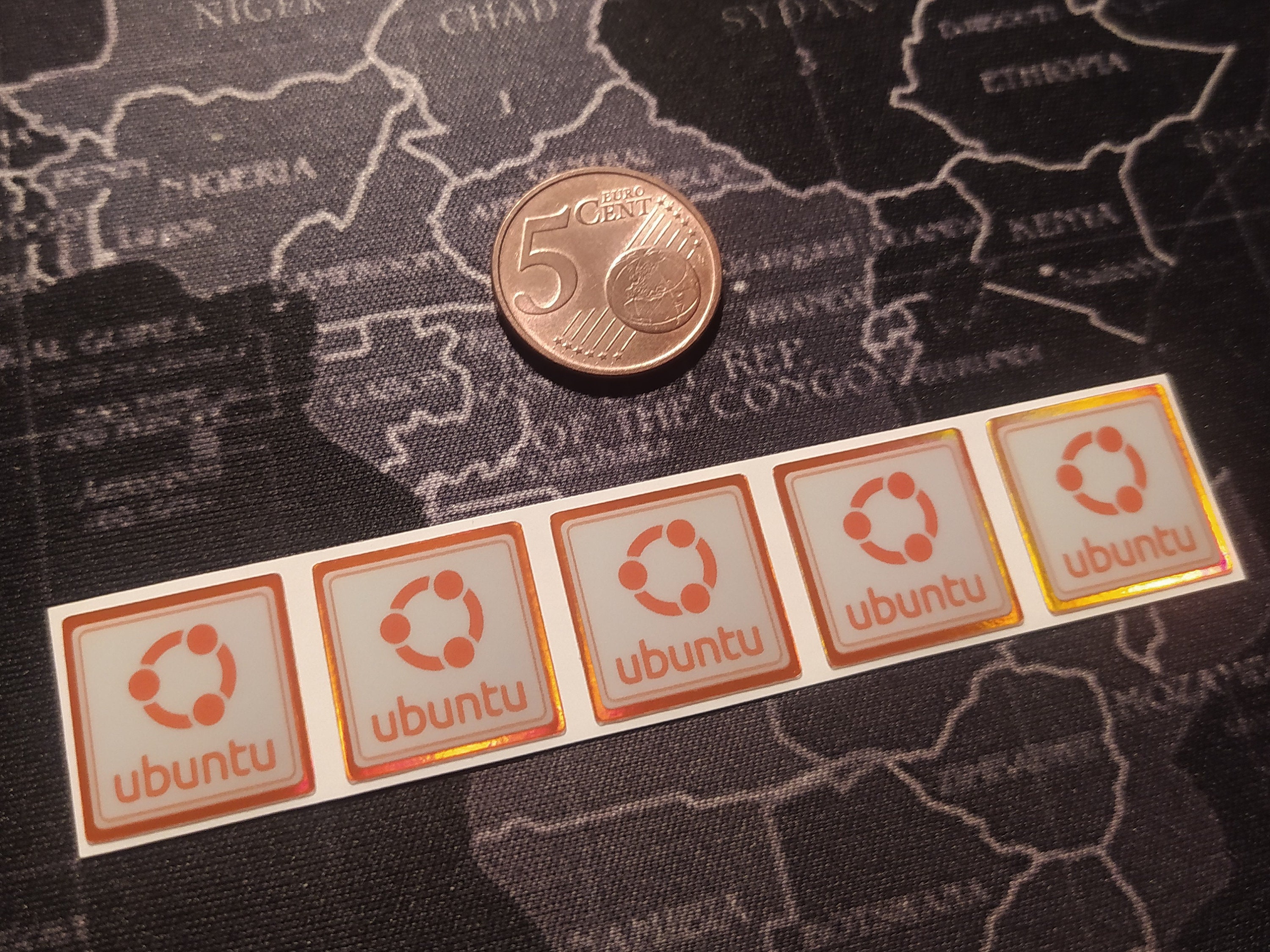 Ubuntu Linux New Logo Orange High Quality Holographic Sticker - Etsy