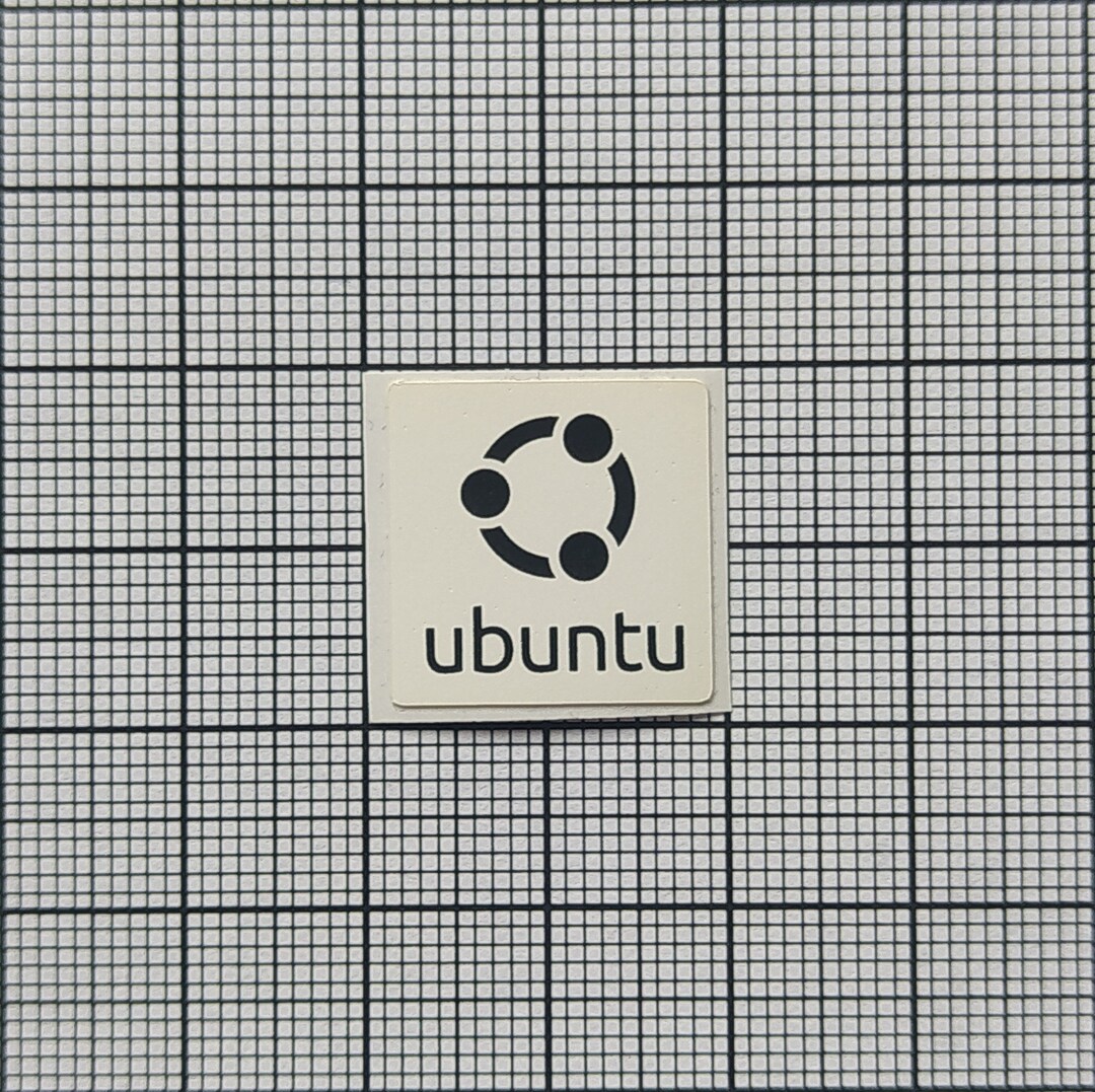 4 X New High Quality White Black Ubuntu Linux New Logo Sticker - Etsy