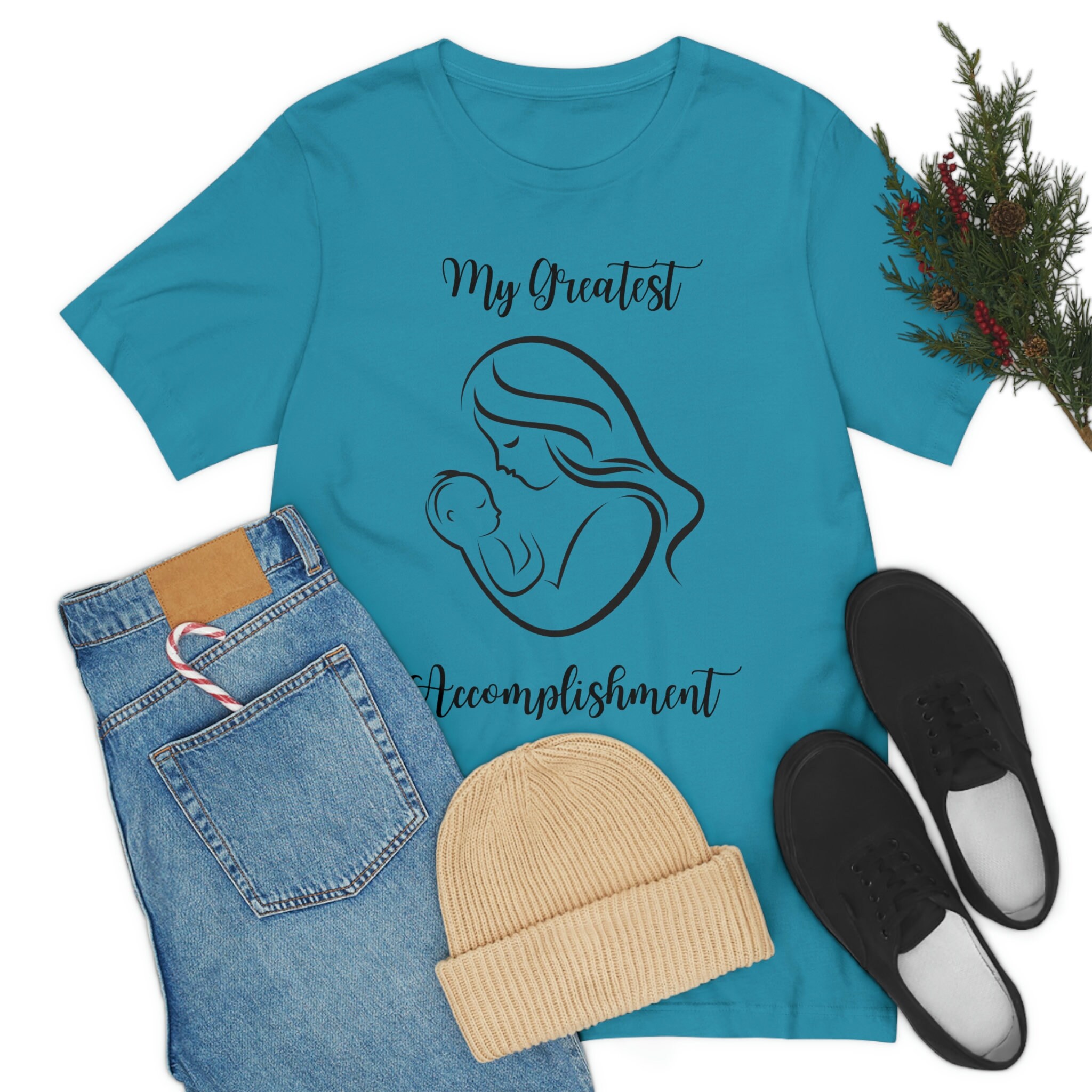 MY GREATEST ACCOMPLISHMENT | Mothers and Mothers Day New Mom Shirt Soon ...
