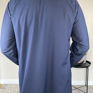 Men’s Navy Blue Omani Thobe Jubbah - Etsy UK
