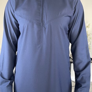 Men’s Navy Blue Omani Thobe Jubbah - Etsy UK