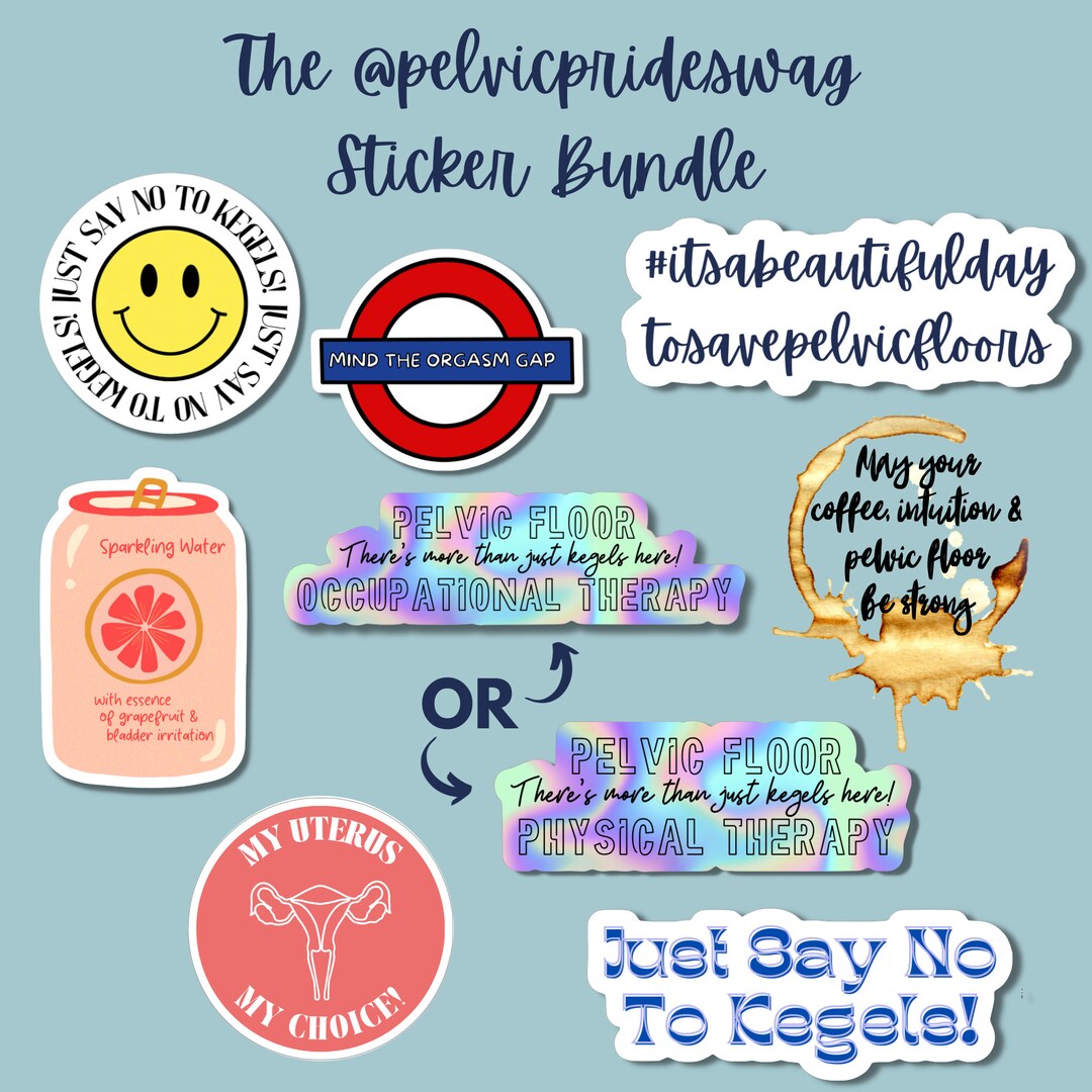 Pelvic Floor Therapy Sticker Bundle - Etsy