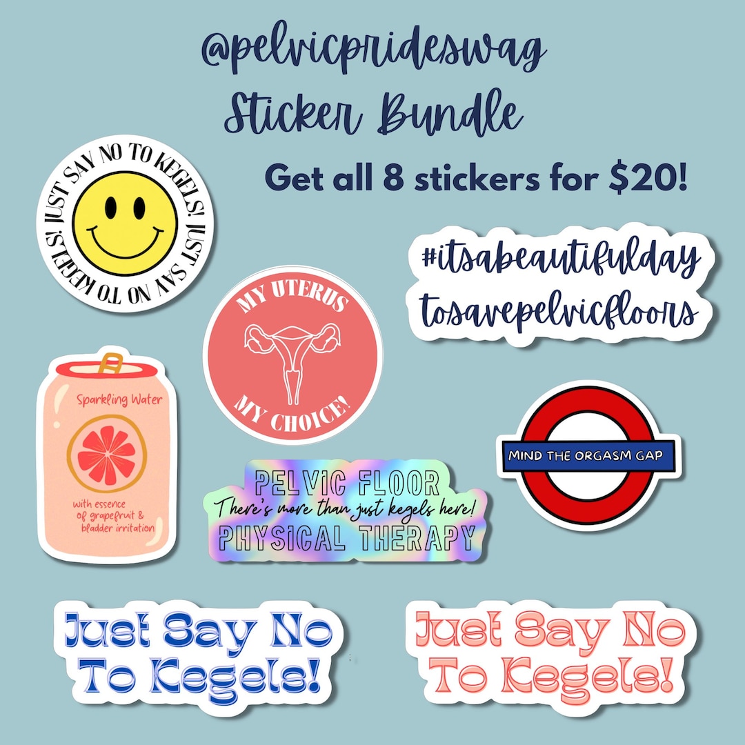 Pelvic Floor Therapy Sticker Bundle - Etsy