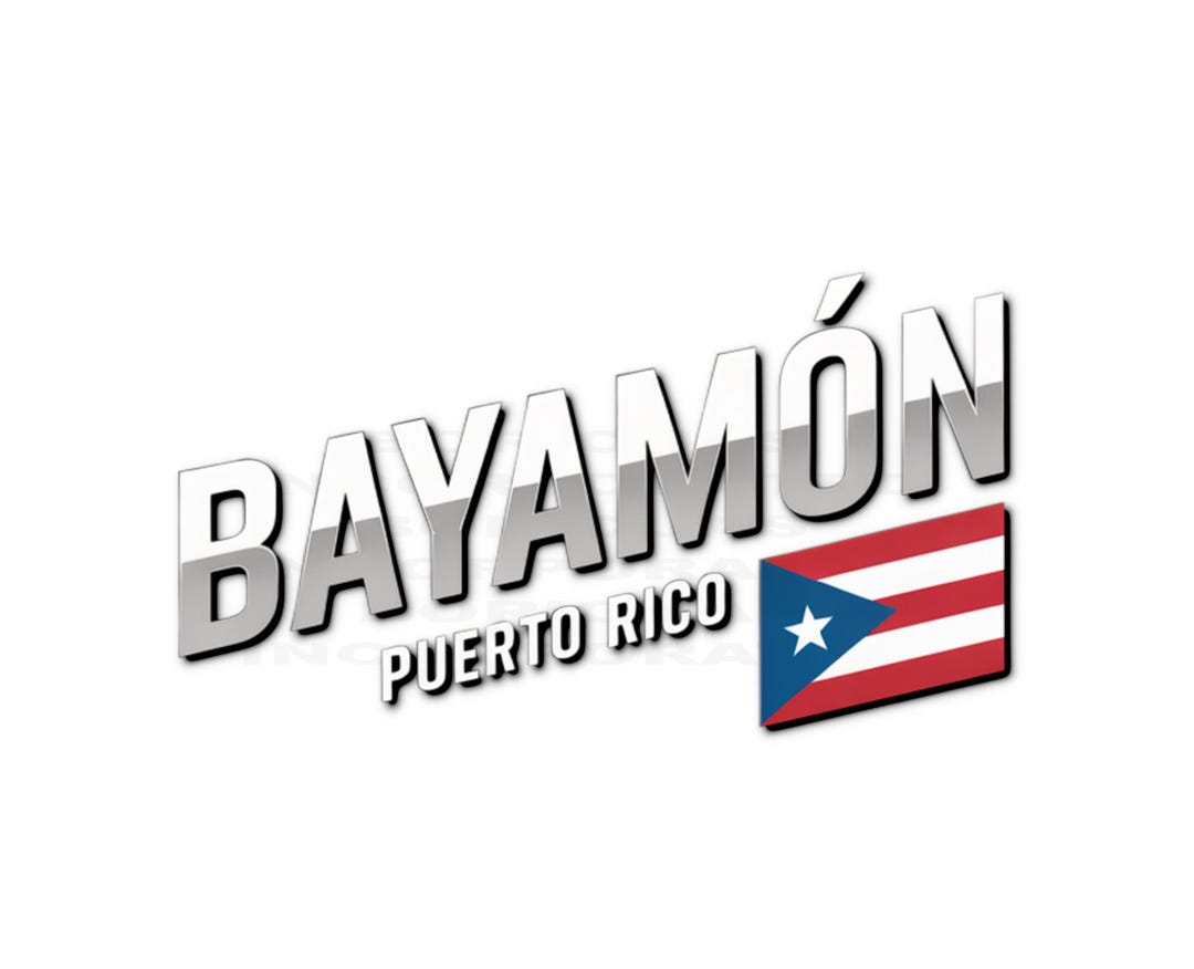 Bayamón Puerto Rico Urban Gradient Design - Etsy
