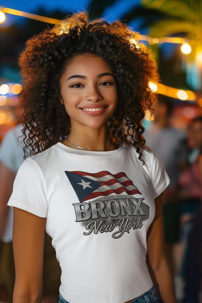 Bronx New York Puerto Rico T-shirt Design - Etsy