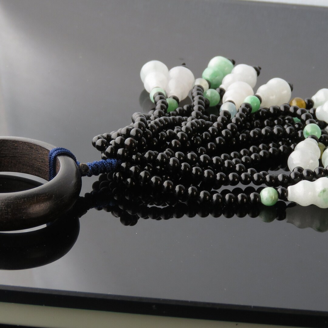 Green Jadeite Jade A Handle Stress Relief Toy Keychains - Etsy