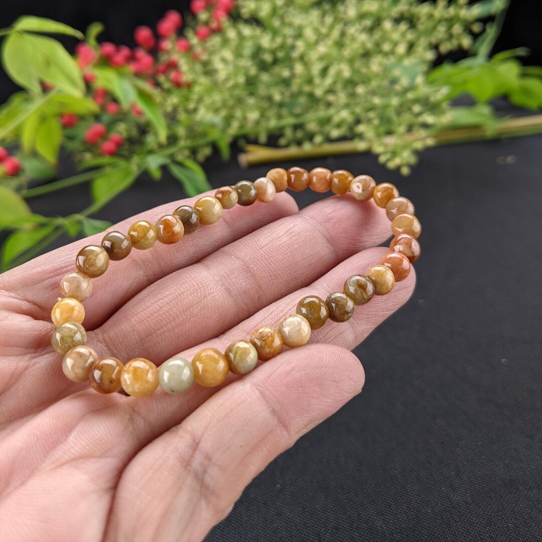 Red Brown Jadeite A Bracelet , Personalization, Fashion, Minimalism ...