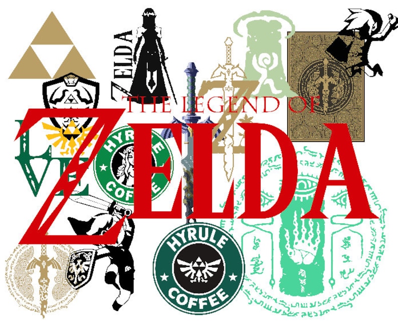 Ultimate Zelda Fan Digital Design Collection - 300+ Designs SVG Bundle ...