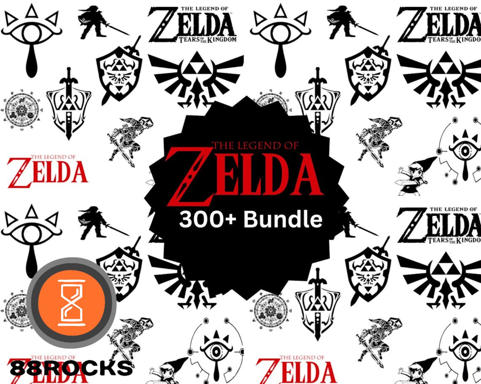 Ultimate Zelda Fan Digital Design Collection - 300+ Designs SVG Bundle ...
