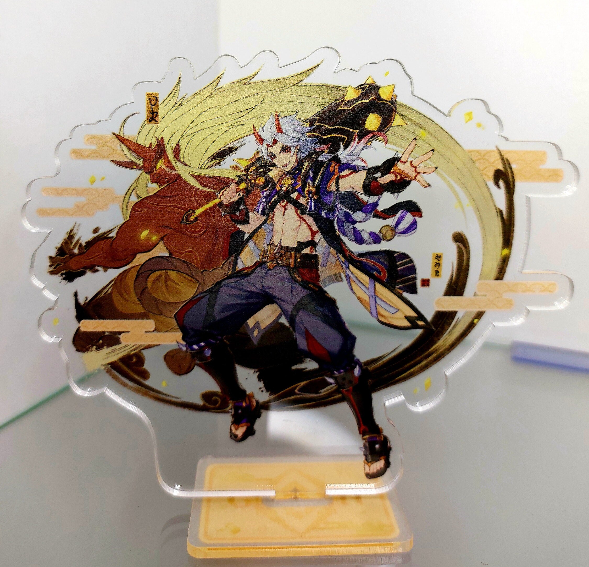 Raiden Shogun Genshin Stand Dori Itto Albedo Hu Tao Xiao - Etsy