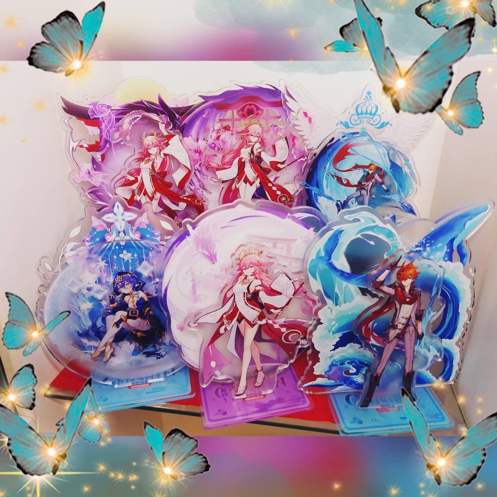 Yae Miko Tartaglia Childe Genshin Impact Ganyu Layla Anime Characters ...