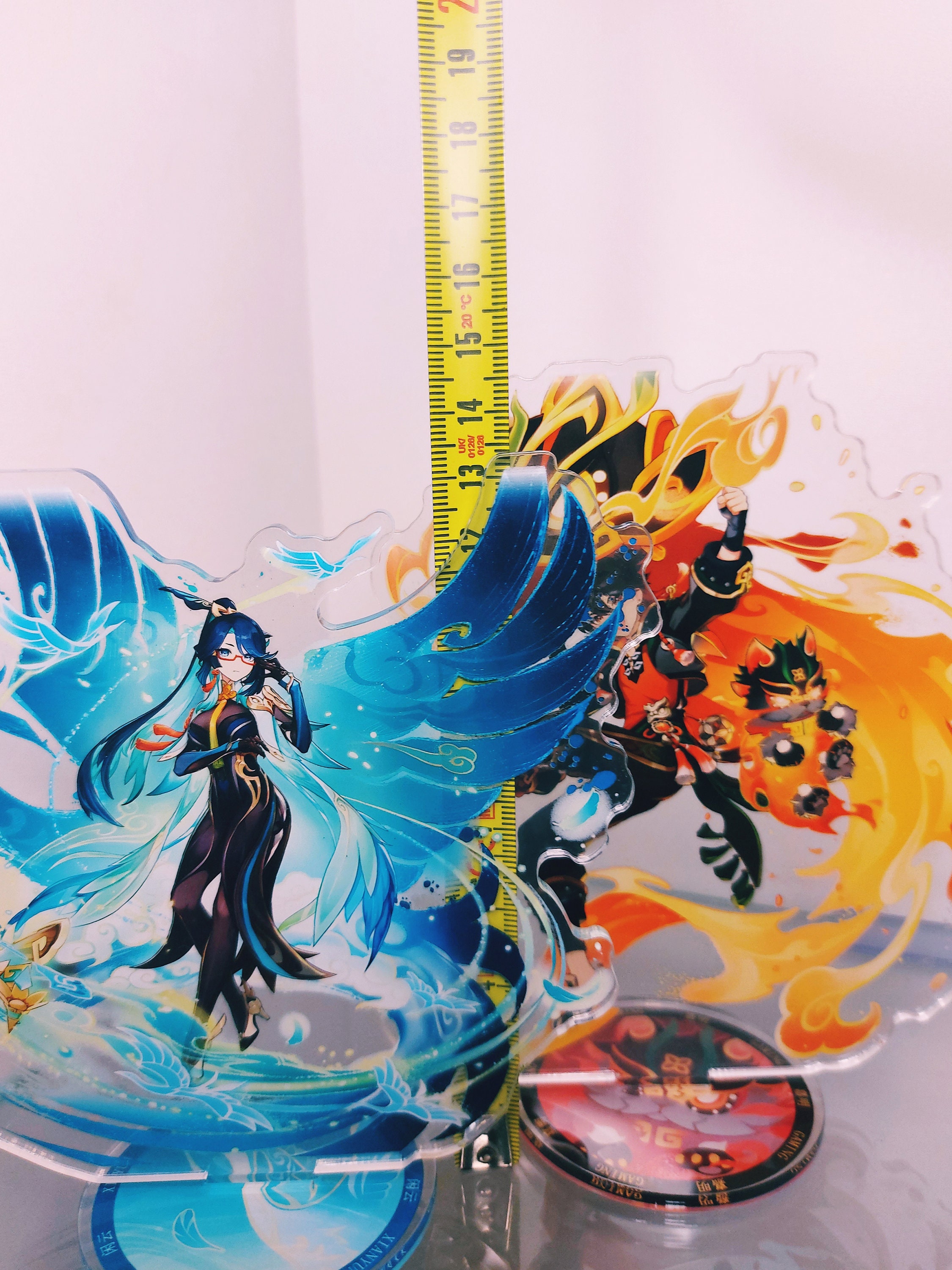Xianyun and Gaming 4.4 Genshin Impact Figure , Acrylic Anime Character ...