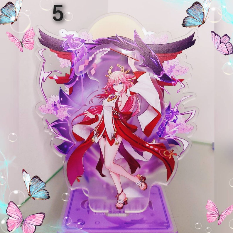Yae Miko Tartaglia Childe Genshin Impact Ganyu Layla Anime Characters ...