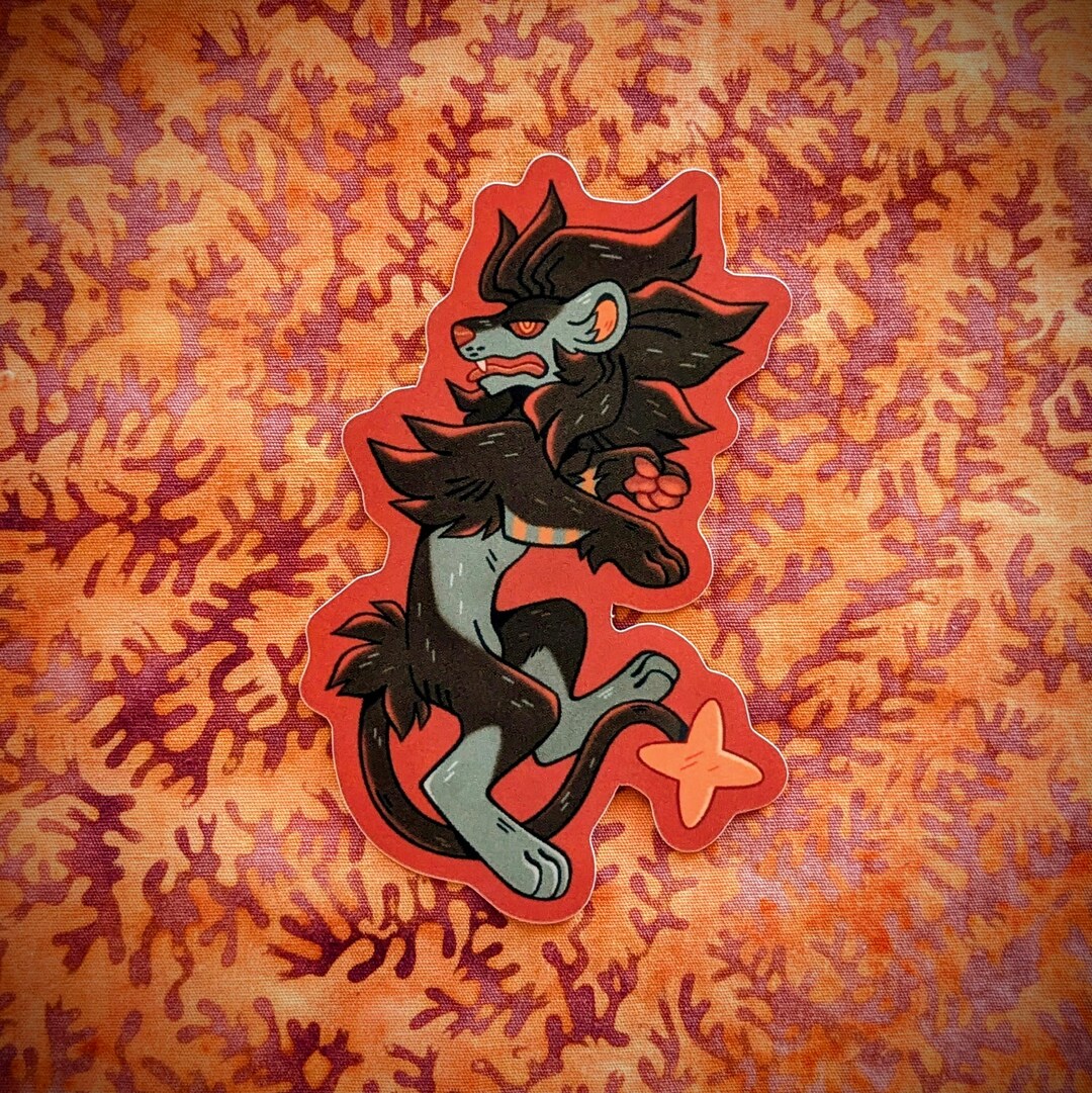 Heraldic Luxray Sticker - Etsy