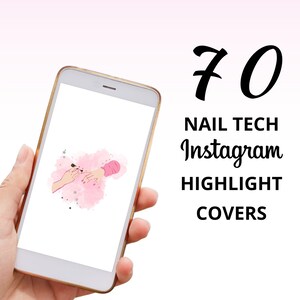 70 Nail Tech Instagram Highlight Covers - Nail Technician Instagram ...