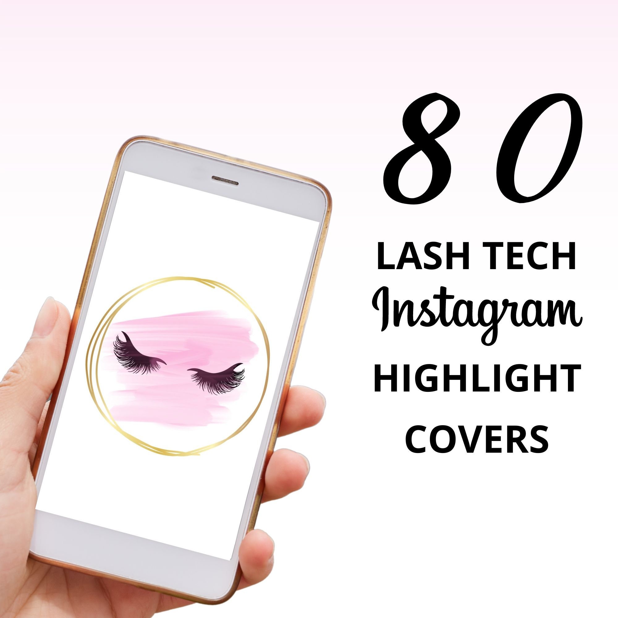 80 Lash Tech Instagram Highlight Covers Lash Artist Instagram Highlight ...