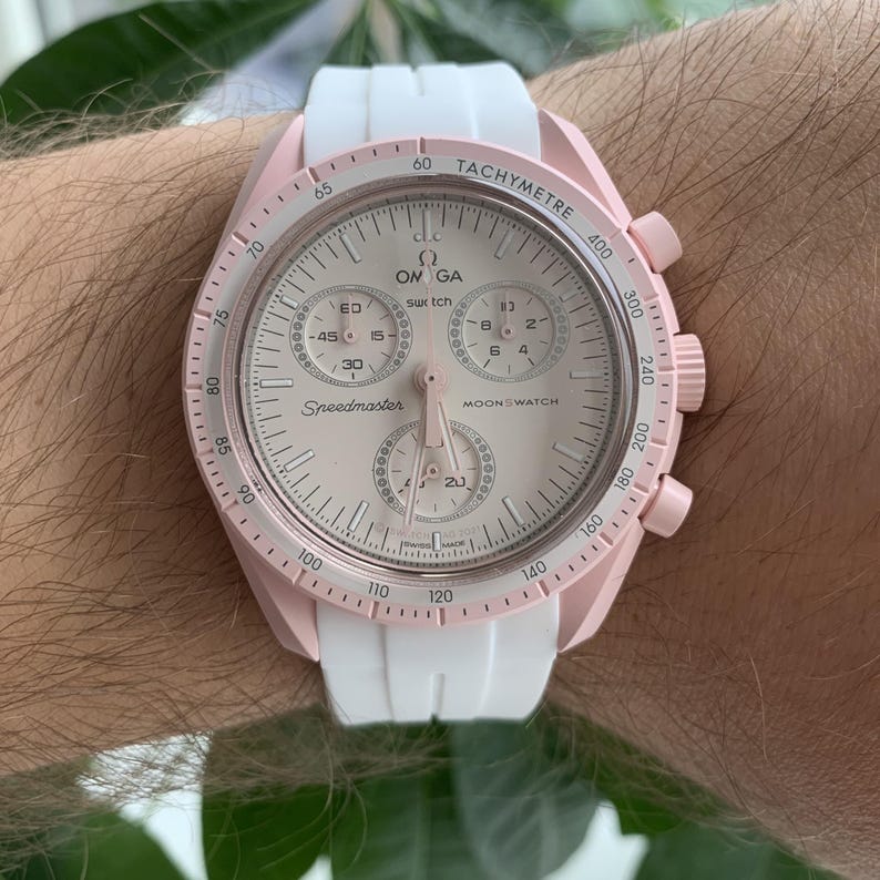Moonswatch Strap Band White High Quality Silicone | Omega X Swatch ...