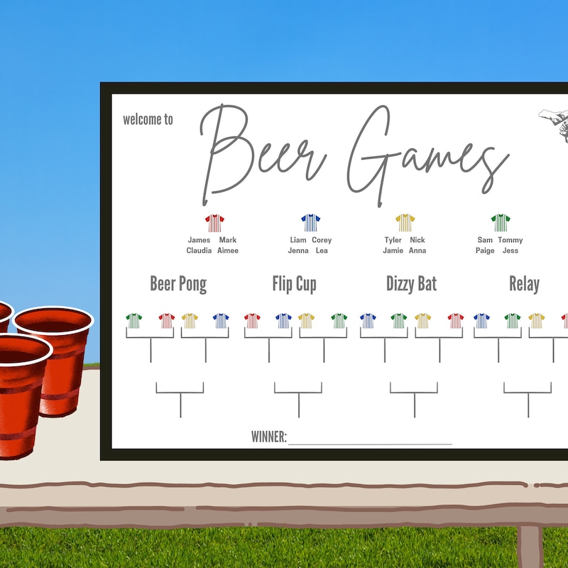Beer Pong Svg - Etsy