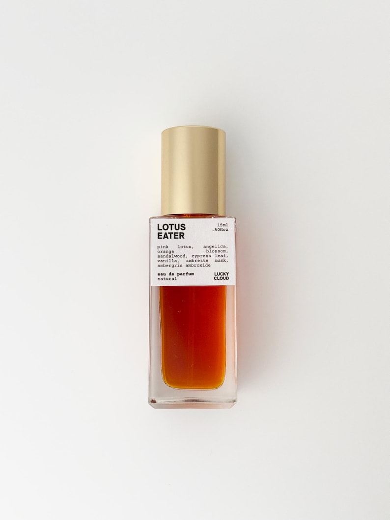 Lotus Eater Natural Botanical Perfume: Pink Lotus, Orange Blossom ...