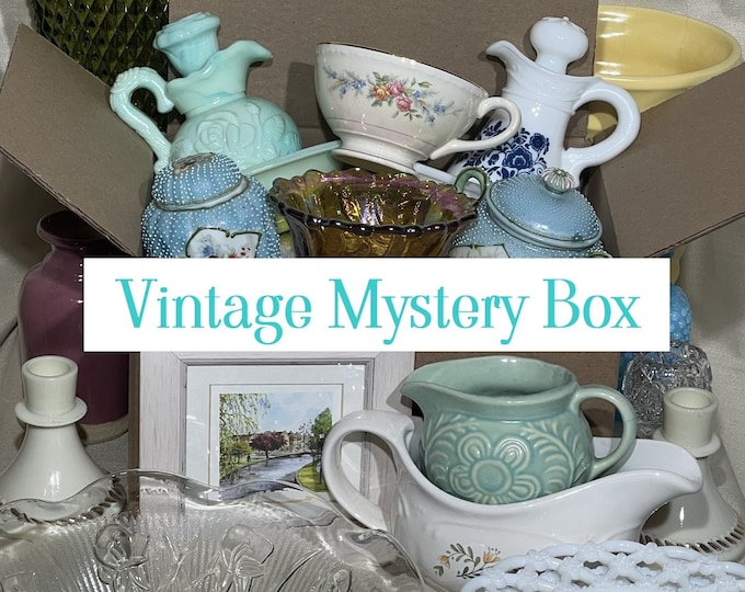 Deluxe Vintage Mystery Box - Etsy