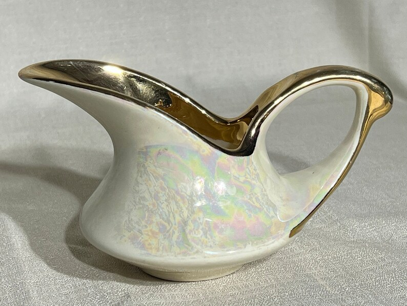 Pearl China Co. Hand Decorated 22kt Gold Lusterware Creamer - Etsy